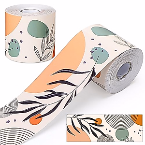 Boho Bulletin Board Border Rainbow Bulletin Board Borders Rainbow Straight Borders with Polka Dots and Hearts Classroom or Home School Decoration (Boho,65 Feet)