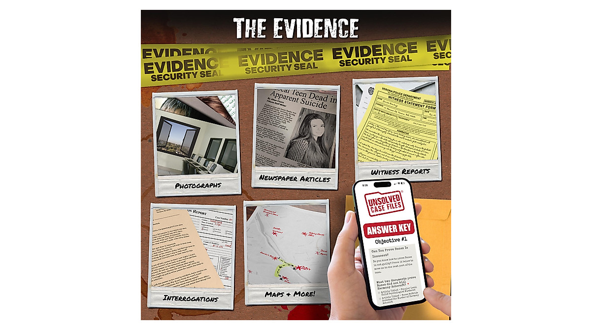 Unsolved Case Files | Banks, Jamie - Cold Case Murder Mystery Game ...