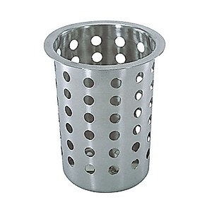 Update International 4-5/8" Stainless Steel Flatware Cylinder