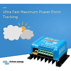 Victron Energy BlueSolar MPPT 100V 20 amp 48-Volt Solar Charge Controller