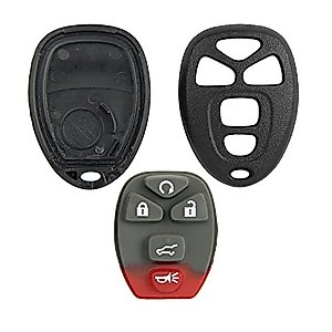 Keyless2Go Replacement for New Shell Case and 5 Button Pad for Remote Key Fob with FCC OUC60270 - Shell ONLY