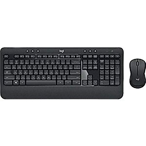 Logitech MK540 Advanced Wireless Keyboard and Wireless M310 Mouse Combo — Full Size Keyboard and Mouse, Long Battery Life, Caps Lock Indicator Light, Hot Keys, Secure 2.4GHz Connectivity (MK540)