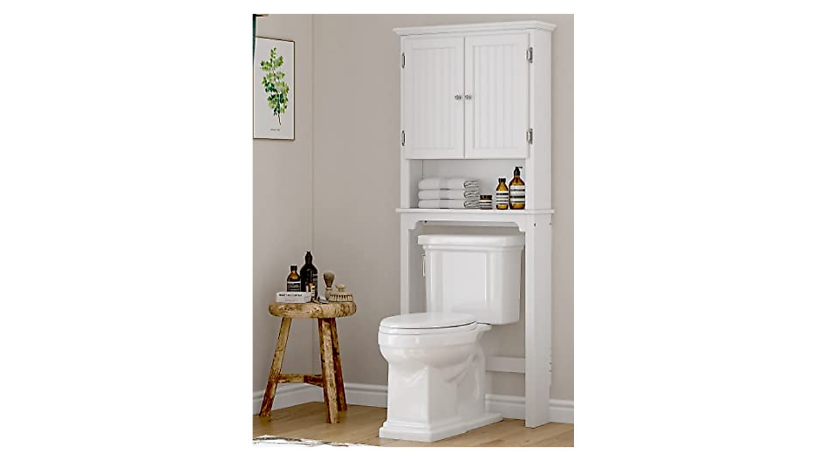 UTEX Bathroom Storage Over-the-Toilet Cabinet