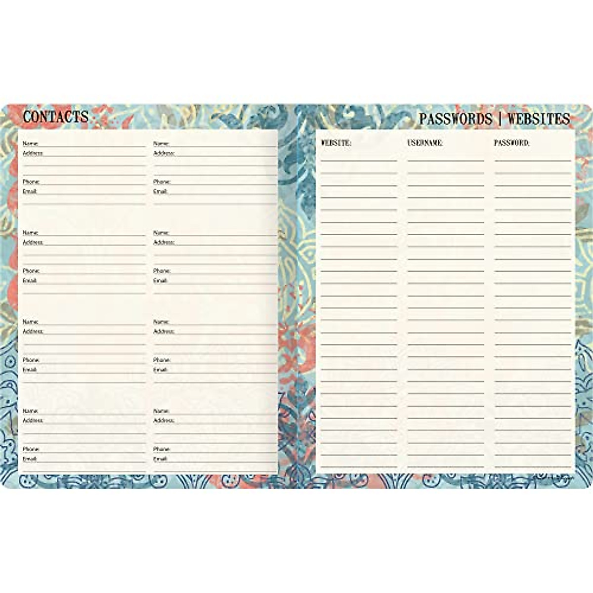 WSBL Bohemian 2024 Monthly Planner (24997050010)