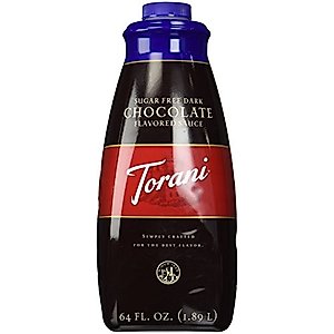 Torani Sugar Free Sauce, Chocolate, 64 Fl Oz