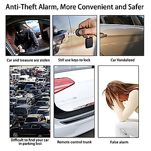 Car Remote Central Locking Kit Keyless Entry System Universal Remote Central Door Lock Kit Locking with Trunk Release