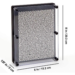 AIXICWXI 3D Metal Pin Art Toy 3D Art Sculpture Metal Pin Hand Face Model Office Decoration Desk Toy Challenge Senses Sculpture Pins Craft Toys for Kids and Adult