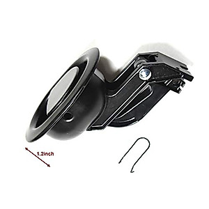 KUANYUOO Sturdy Universal All-Metal Sofa Chair Recliner Release Pull Handle Replacement Parts with Retaining Hook, Fits Ashley, Lazy Boy and Most Manufacturer Brand, Handle Size 3" x 3.5"