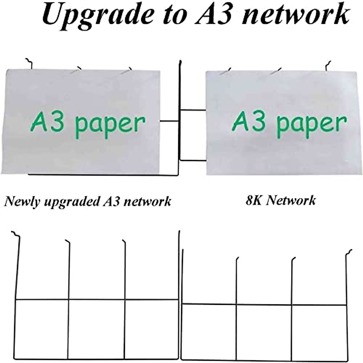 Art Drying Rack, Foldable Floor-Standing Easel, Wire Mesh 8KA3 Oil Painting Panel Display Rack, Suitable for Art School Creative Studio