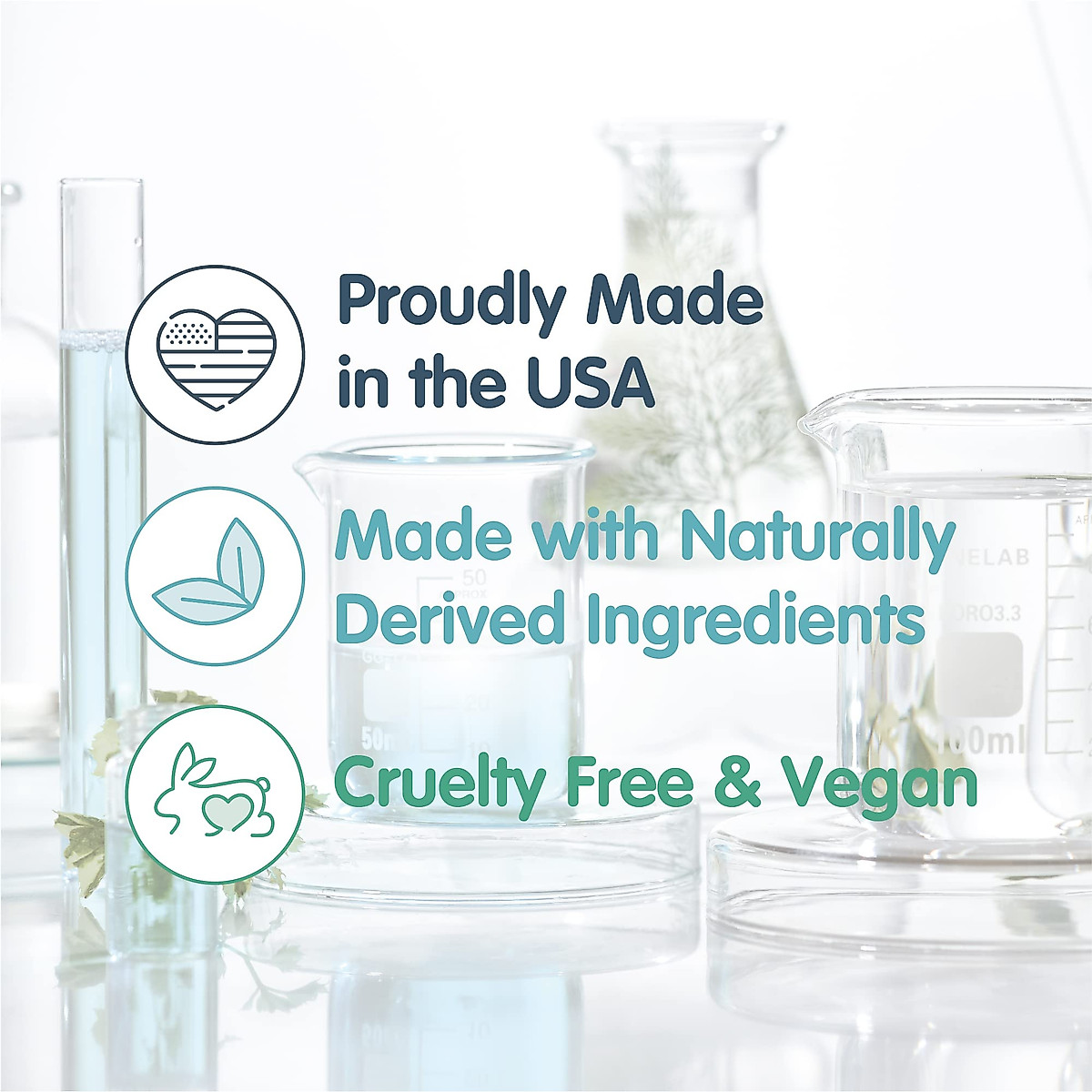 BB&CO Hydrating Conditioner — Fragrance Free — 16 oz — Tear Free & Soap Free — No EDCs — Safer for Baby — Good for the Whole Family — Made in USA White, 2012001