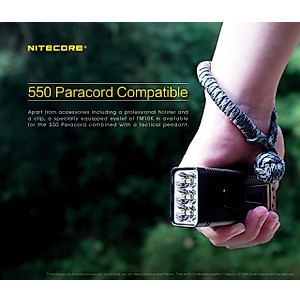 NITECORE TM10K TM10K Tiny Monster 10,000 Lumen Burst Rechargeable Flashlight, Black