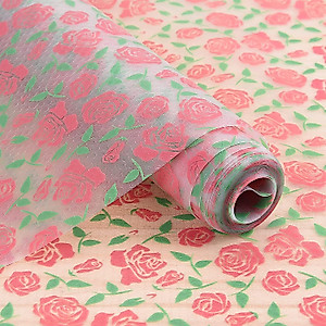 Shelf Liner, Non-Adhesive EVA Fridge Pads Durable Strong Shelves Mats, Waterproof Washable Kitchen Cabinet Liner Can Be DIY Cut for Drawers, Table, Pantry (11.8”x 118”, Red)