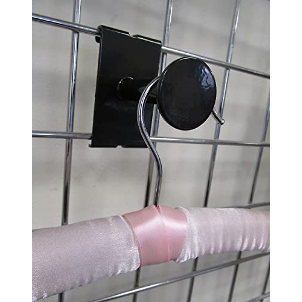 NAHANCO GWFRB 3" Gridwall Garment Hook with Disc End, Black