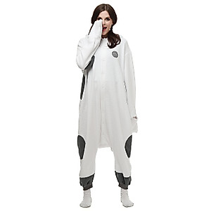 VU ROUL Unisex Adults Costumes Baymax Onesie Pajamas UK Small White