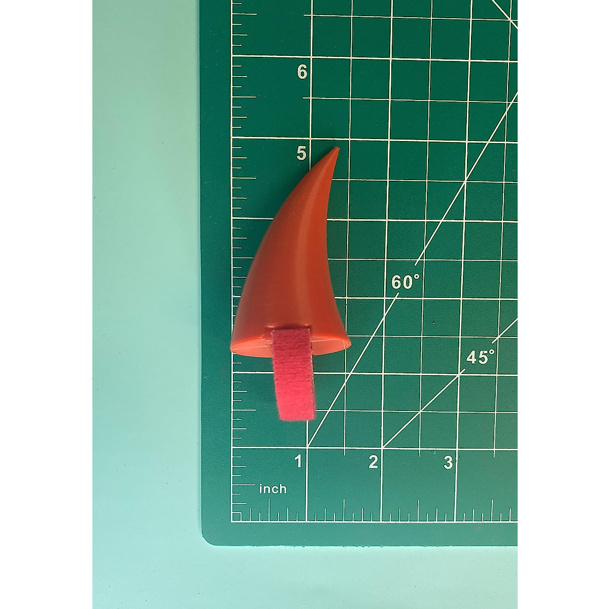 2x demon horns for Headset/Cosplay - Made In USA -16 Colors Combos (Glow N Dark)