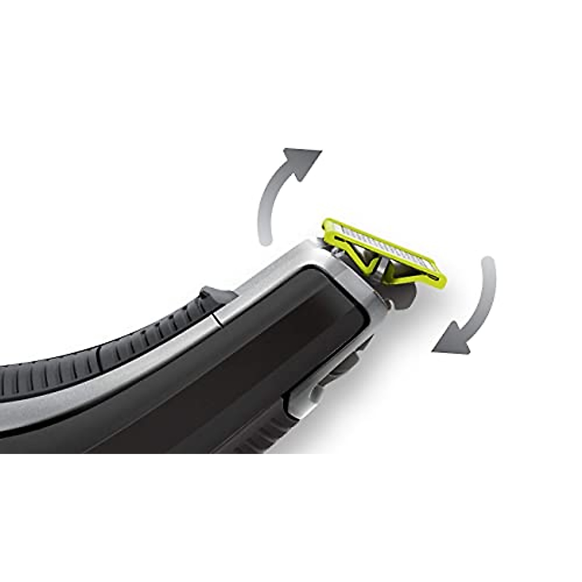 PHILIPS Norelco OneBlade Pro Kit, Hybrid Electric Trimmer and Shaver, QP6510 + OneBlade Body Kit, 3 Pieces, Black, 1 Count