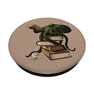 Well-Read Octopus art PopSockets PopGrip: Swappable Grip for Phones & Tablets