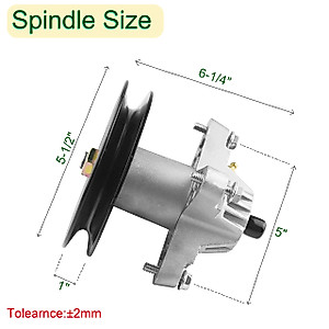 OakTen Spindle Assembly for MTD Troy-Bilt 38 Inch Riding Mower 918-04474 and Toro 42 inch LX425 LX426 Lawn Tractor 112-6063