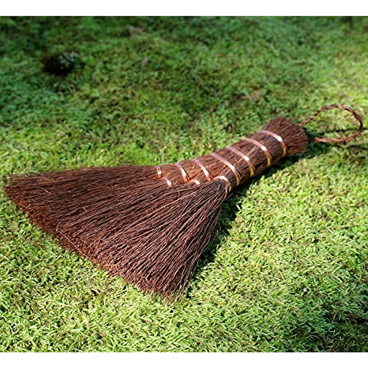 KAKURI Bonsai Broom Brush Large 6.3" Professional Gentle Big Broom, Japanese Bonsai Tool