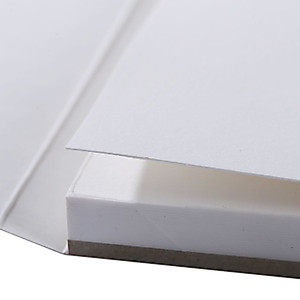 MEEDEN 5X7" Watercolor Paper Block, 20 Sheets (140lb/300gsm), Smooth Surface 100% Cotton, Hot Press, Acid-Free Art Paper for Painting & Drawing, Wet, Mixed Media