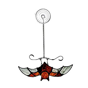 BOXCASA Suction Cup Hooks Pack,Hanging Chain with Adhesive Hooks and Suction Cup Hooks for Stained Glass Window Hangings,Suncatchers,Kitchen,Windows, Tiles,4 Pieces 8 Inch and 2 Pieces 24 Inch Pack