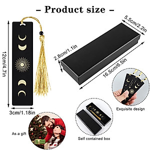 3 Pack Space Moon Bookmarks for Women Metal Bookmark with Boxes for Book Lovers Gifts Book Marks Valentines Day Gifts for Teachers Women Teens Graduation Gifts Retirement Gifts Birthday Gifts