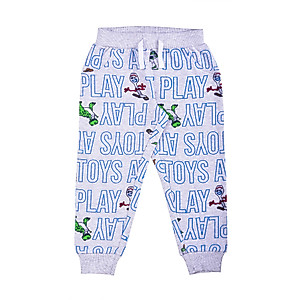 Disney Toy Story Boys 2 Pack Pants for Toddlers and Big Kids Light Grey