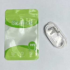 Bicmice 2.7Ft USB DC Charging Cable 2.5mm DC Charger Cord Fast Charging Replacement Cable