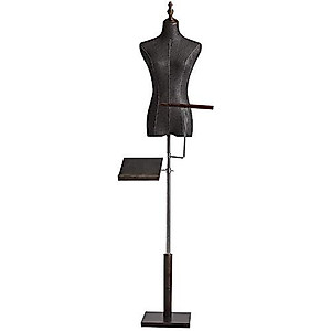 Female Sewing Tailors Dummy Dressmakers Dummies Tailors Dummy Display Professional Female Bust with Shoe Rack Pants Rack Female Mannequin