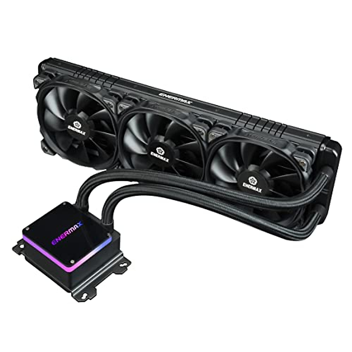 ENERMAX LIQTECH TR4 II 360 ARGB AIO CPU Liquid Cooler, AMD Threadripper sTRX4/TR4/SP3, TR5, sTR5/sTRX5/sWRX9, SP6 Socket & Intel Xeon LGA4677 READY, 500W+ TDP; ELCLTTRTO360TBP