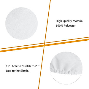 GradPlaza Matte Graduation Cap with Tassel White Graduation hat for High School College Adult 2024 and 2025