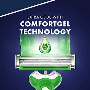 Gillette Sensor3 Sensitive Men's Disposable Razor, 4 Razors