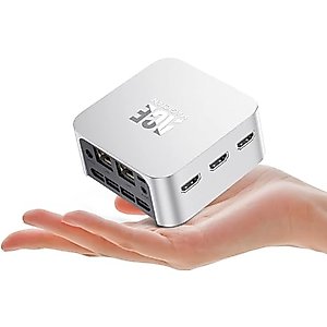 ACEMAGICIAN Mini Micro PC Windows 11Pro, Intel 11th Gen 4 Cores N5095 (up to 2.9GHz), Small Portable Compact Desktop Computer 8GB RAM 256GB SSD Support 4K UHD,Dual Gigabit Ethernet,3 HDMI,Dual WiFi,BT