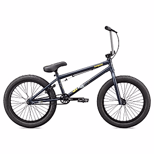 Mongoose Legion L80 Freestyle BMX Bike for Advanced-Level Riders, Adult Men Women, 4130 Chromoly Frame, and 20-Inch Wheels, Dark Blue