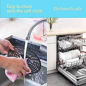 Air Fryer Replacement Grill Pan Fit for Power Dash Chefman 3.7 QT Air Fryers,Non-Stick Fry Pan, Dishwasher Safe - 7.87 in