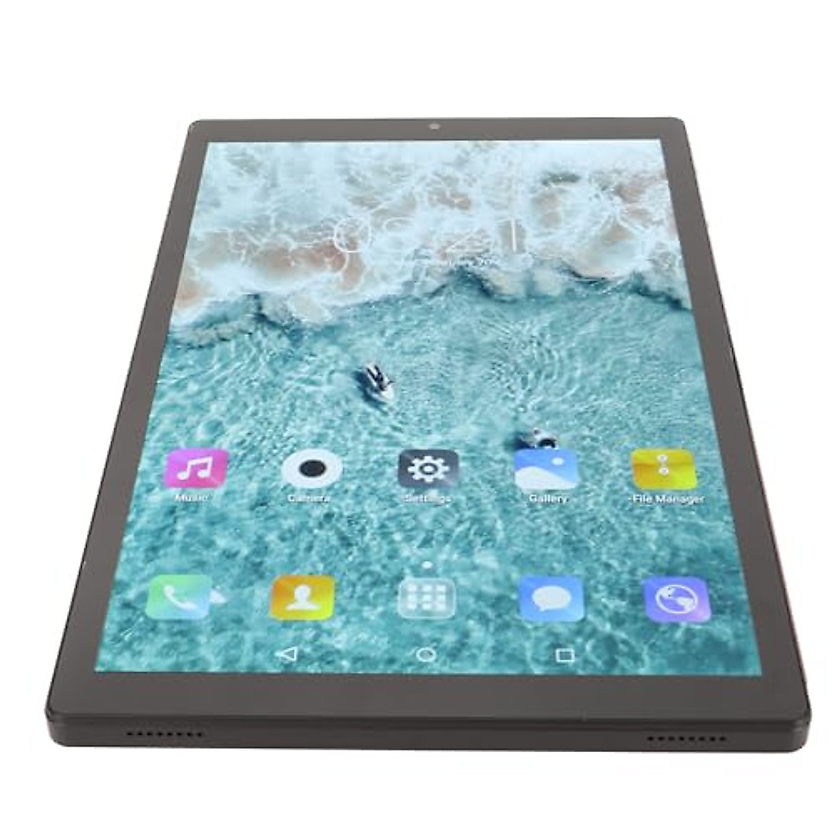 Honio HD Tablet 5G WiFi 3 Card Slots Aluminum Alloy 10.1 Inch 4GB RAM 64GB ROM Orange Family Tablet (US Plug)