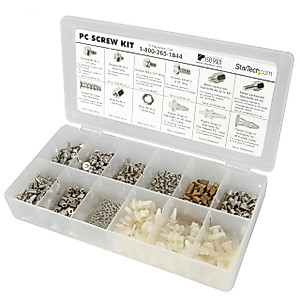 StarTech.com Deluxe Assortment PC Screw Kit - Screw Nuts and Standoffs - Screw kit, TAA (PCSCREWKIT)