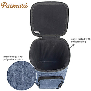 PACMAXI Carrying Bag for Waterpik Water Flosser, Portable Storage Bag for Water Flosser and Accessories Suitable for Travelling, Trips, Camping (Dark Blue)