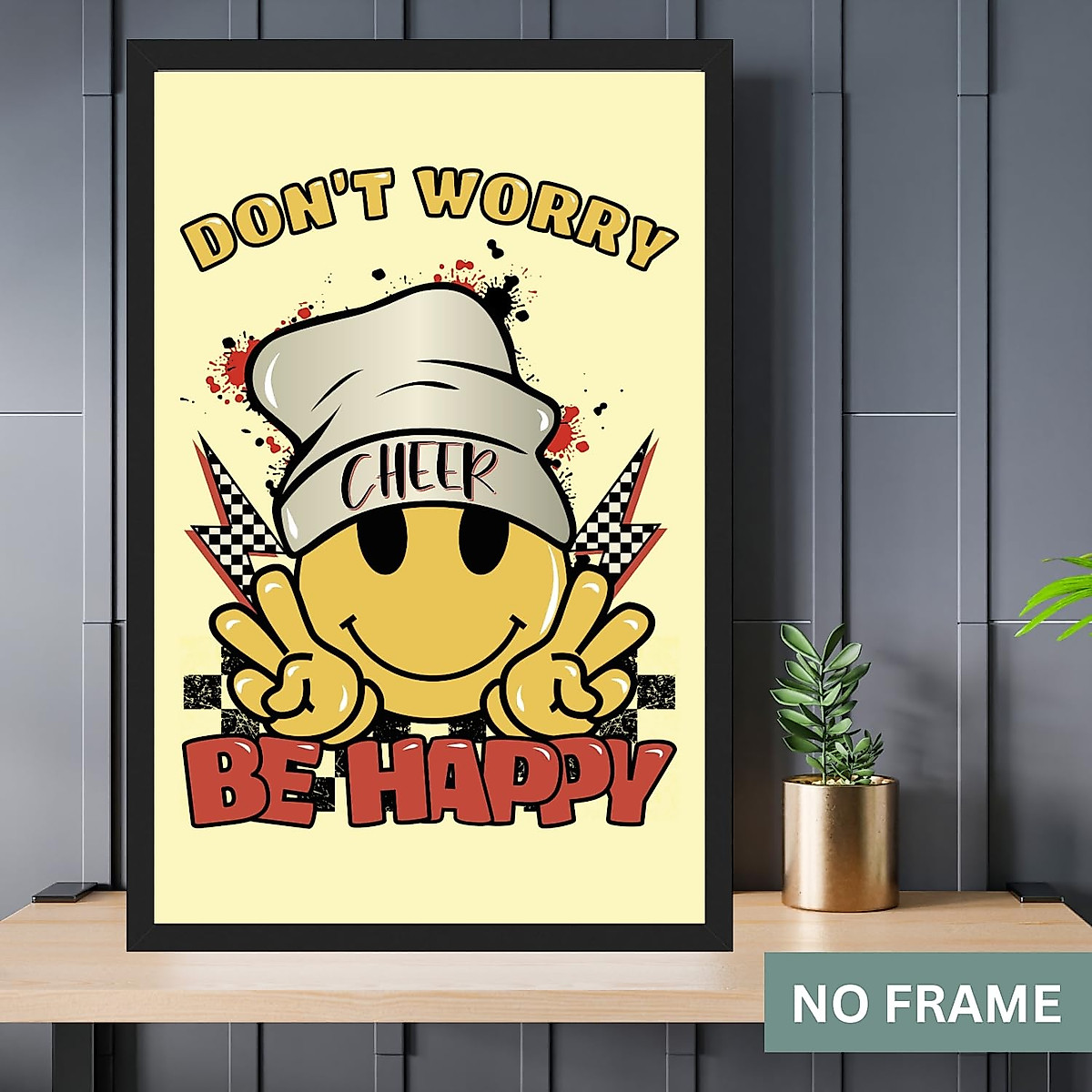 Retro Wall Art for Room Aesthetic, Cute Posters, Cute Wall Decor, Retro Wall Decor, 70 Room Decor, Retro Poster for Kitchen, Bedroom, Dorm Room, Apartment (Unframed)