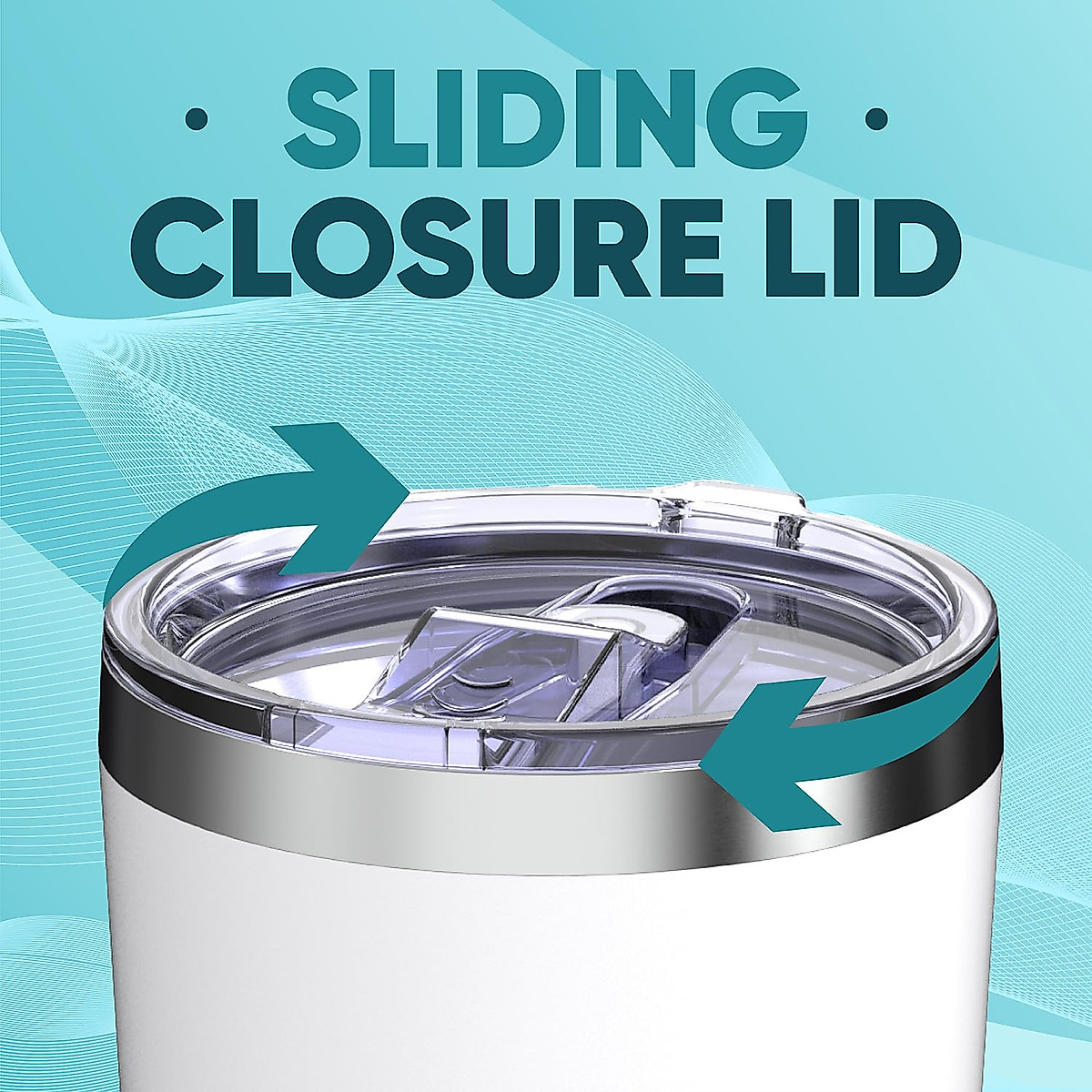 shop4ever Promoted to Mommy Est. 2025 Tumbler Insulated Tumbler 20 oz. with Lid, Stainless Steel Cups Travel Coffee Mug New Mom Pregnancy Announcement Gift (White)