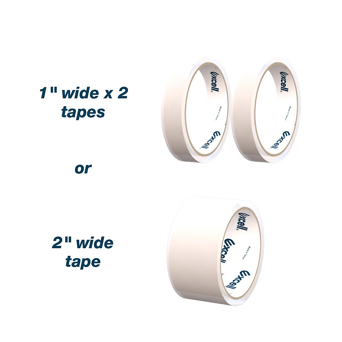 excell EX-17/3IN JVCC EX-17 Steel Desk Top Tape Dispenser: 3" wide, Blue/Grey