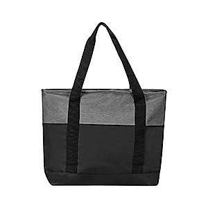 Champion unisex adult Signal Gym Tote Bags, Grey/Black, One Size US