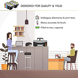 Limeink Compatible Ink Cartridges Replacement for Brother LC20e Ink Cartridges LC20e for Brother Printer Ink MFC-J985DW J5920DW J775DW J985DWXL for Brother LC20em Ink Cartridge (BK/C/M/Y) 10 Pack