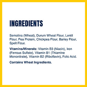 BARILLA Protein+ (Plus) Elbows Pasta, 14.5 Ounce - plant based pasta - Made from Lentils, Chickpeas & Peas - Non-GMO, Kosher Certified and Vegan