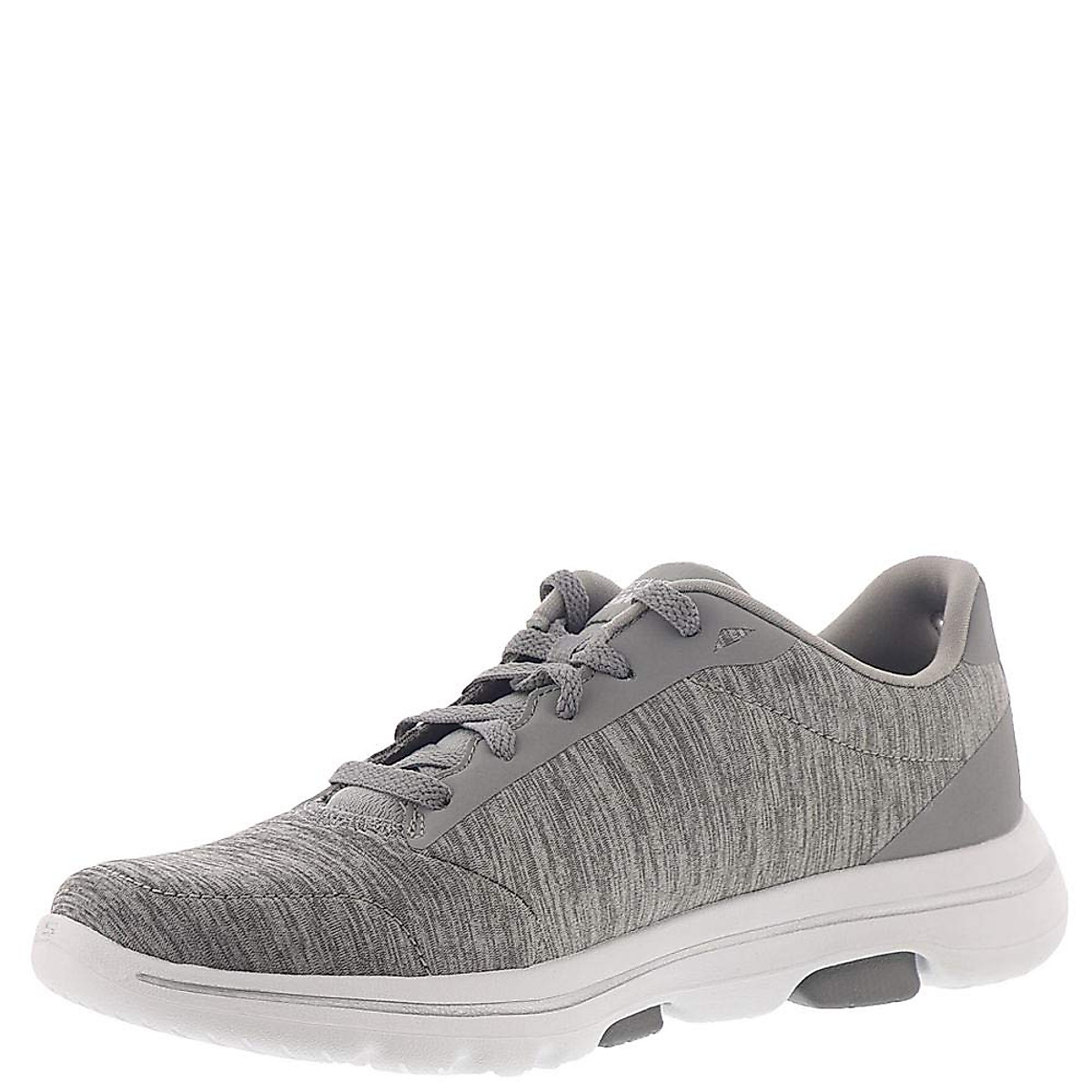 Skechers Women's Go Walk 5 True Sneaker, Grey, 8.5 Wide