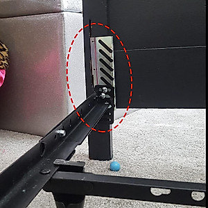 woiron 2 Pcs Down Hook Bolt-on to Hook-on Conversion Bracket for Headboard or Footboard, Hook on Bed Frame Brackets Adapter, Hook on Bed Rails