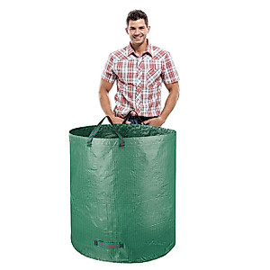 GardenMate 2-Pack 132 Gallons Reusable Garden Waste Bags (H34, D34 inches) - Yard Waste Bags