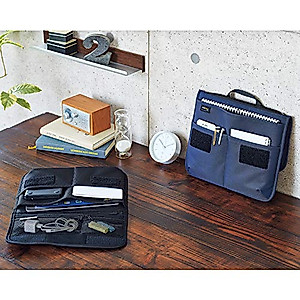 LIHIT LAB Tablet Sleeve with Pockets, 11.5 x 1 x 9.5, Black (A7767-24)