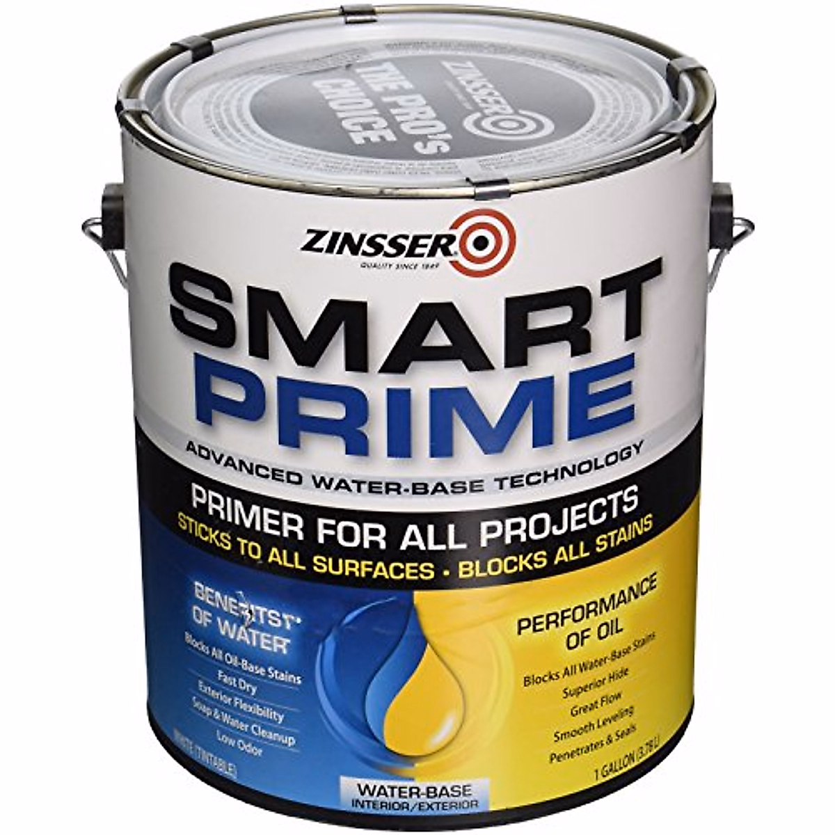 Rust-Oleum 249729 Smart Prime Primer, 1-Gallon, White