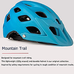Bike Helmet, OnBros Mountain Bike Helmets for Men and Women, Bicycle Helmet with Visor, Lightweight Adult Bike Helmet, Skate Cycling Helmet